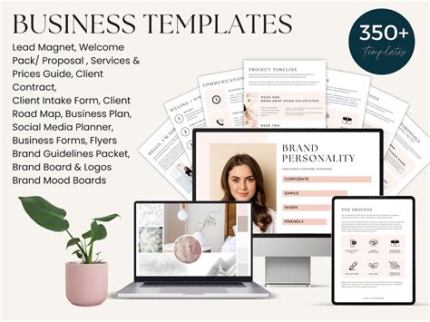 virtual assistant template bundle canva va templates social media