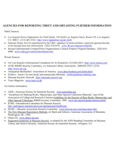 13 Theft Investigation Report Examples