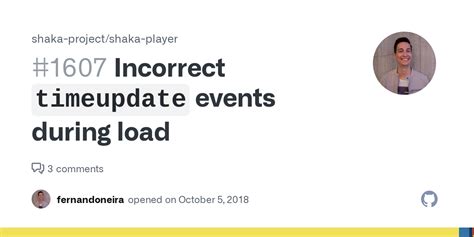Incorrect `timeupdate` Events During Load · Issue 1607 · Shaka Project