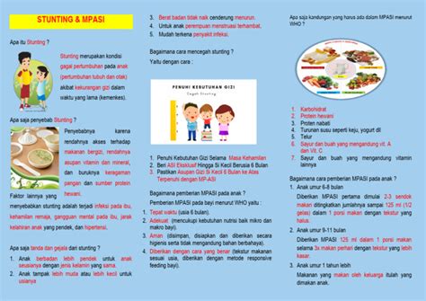Leaflet Stunting Dan Mpasi Pdf