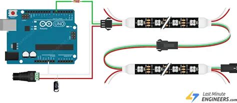 Control De LED WS B Direccionables Con Arduino Cabo Tinoso