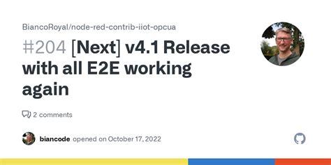Next V41 Release With All E2e Working Again · Issue 204