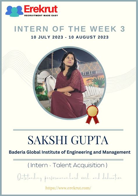 Sakshi Gupta On Linkedin Connections Intern Intern Internship Talentacquisition Erekrut