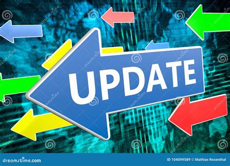 Update Text Concept Stock Illustration Illustration Of Internet 104099589