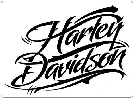 Harley Davidson Logo Template