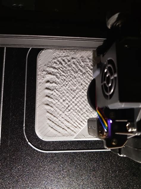 strange diagonal pattern at first layer with ender3s1 f4 · issue 244