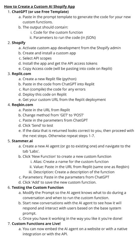 Shopify Custom Function Legacy Stammerai Docs
