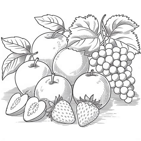 Sketsa Buah