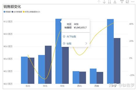 隐藏秘籍：powerbi 工具提示的钻取功能 知乎