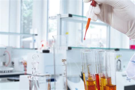 Reactants Liquid Mixed By Scientist Stock Image Image Of Instrument Fluid 80515101