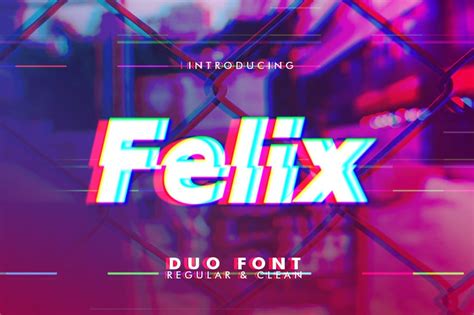 Item Felix Duo Font By Khurasan Shared By G4ds