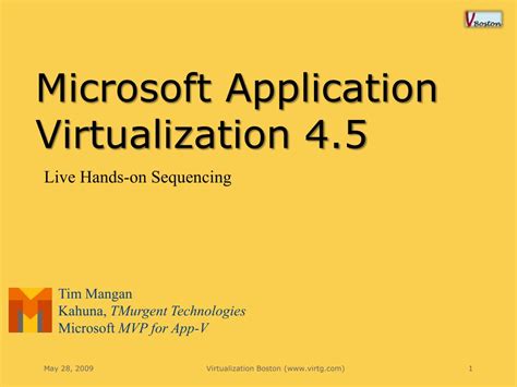 Ppt Microsoft Application Virtualization 45 Powerpoint Presentation
