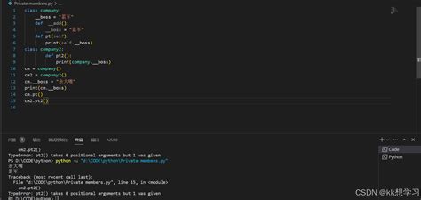 Python私有变量是否能存在其他方法能从外部访问 Csdn博客