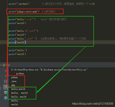 【python小知识】关于python中（ t、 n、end ‘ ‘）的意思及99乘法表 python打印九九乘法表中╲t的作用 csdn博客