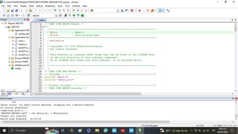 I Am Having Problem With Keil Uvision 5 And Freert Stmicroelectronics Community