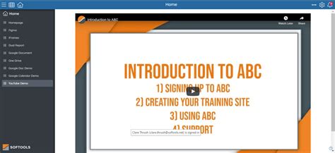 How To Add A YouTube Video To A Dashboard Softools