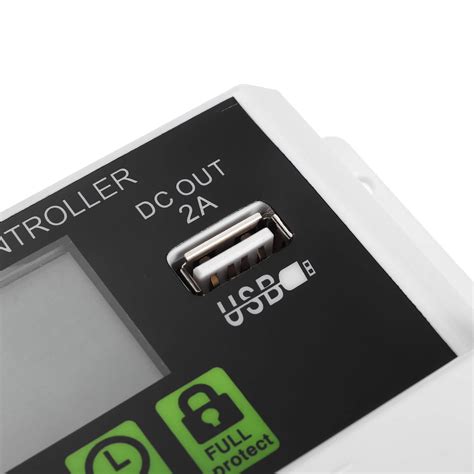 A V V LCD Display PWM Solar Panel Charging Controller Li Ion Lead Acid Battery