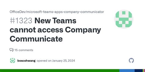 New Teams Cannot Access Company Communicate · Issue 1323 · Officedev Microsoft Teams Apps