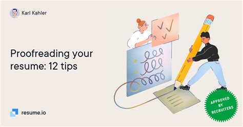 Proofreading Your Resume 12 Tips ·