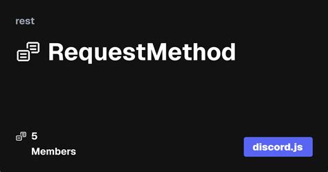 Requestmethod Rest 220 Discordjs