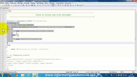 Php Upload De Fichier Youtube