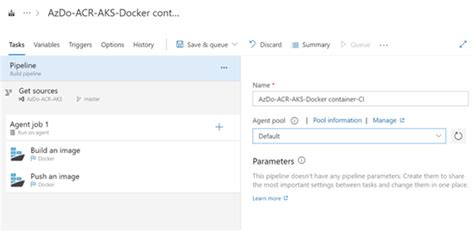 create docker image using azure build pipeline self hosted agent and