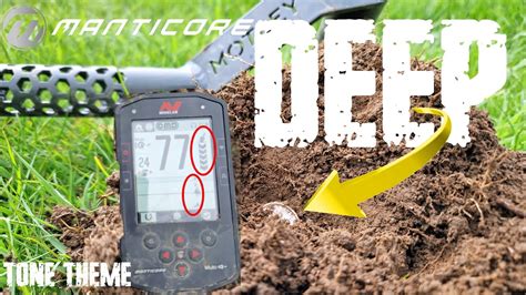 Minelab Manticore Metal Detecting Using Depth Tones Youtube