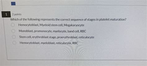 Solved 12 ﻿pointswhich Of The Following Represents The