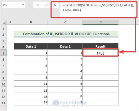 if value exists in column then true in excel exceldemy