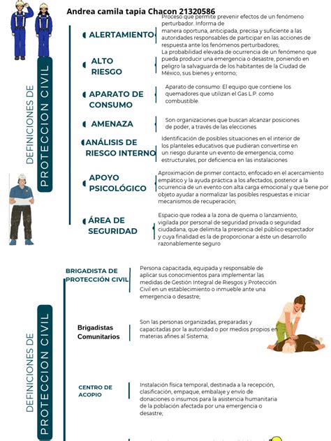 Definiciones Clave En Protección Civil Pdf Defensa Civil Riesgo