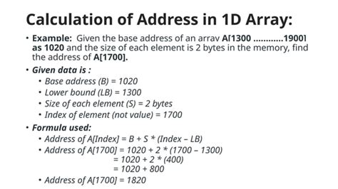 Addresscalculationarrays Pptx