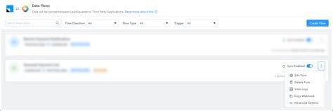 Universal Data Sync UDS Create A Data Flow Help Support