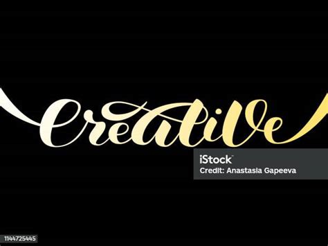 크리에이 티브 브러시 레터링입니다 옷 이나 카드에 대 한 벡터 일러스트 레이 션 모던 양식에 대한 스톡 벡터 아트 및 기타 이미지 모던 양식 벡터 새로운 Istock