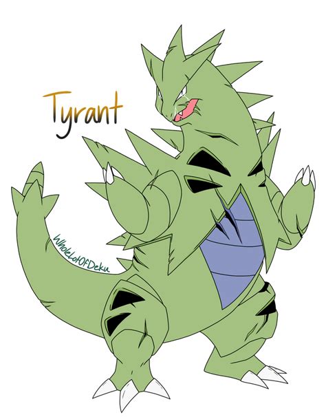 Tyrant Pokemon Oc By Sanzunderrise On Deviantart