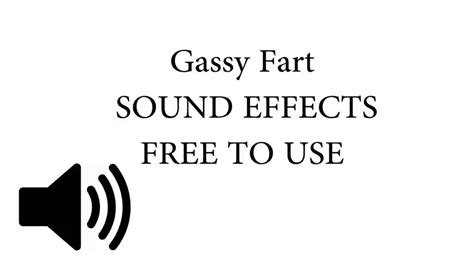 Gassy Farts Sound Effect Youtube