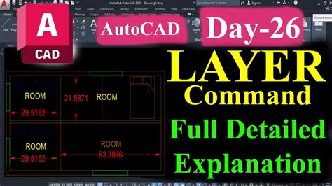 26 Autocad Complete Explanation Of Layer Command La And Layer Match