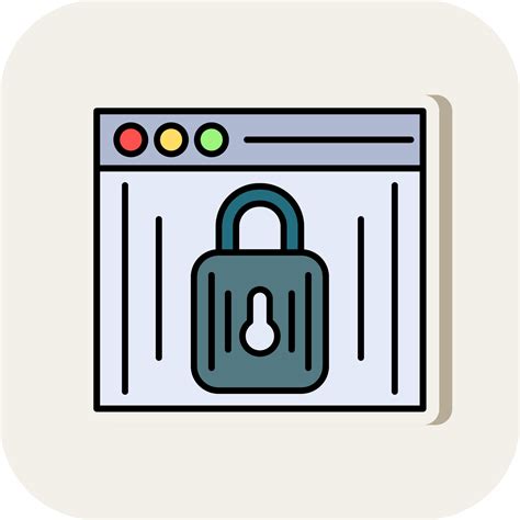 Browser Line Filled White Shadow Icon Vector Art At Vecteezy