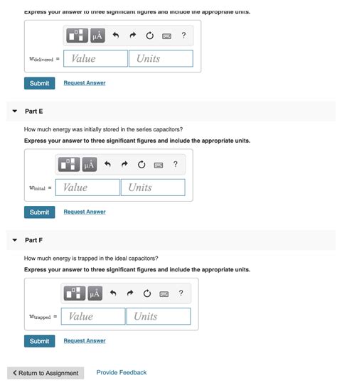Solved The Two Series Connected Capacitors In Figure 1 Are