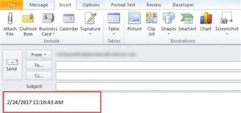 How To Auto Insert Current Date Or Time Into Email Subject Or Body With Outlook VBA