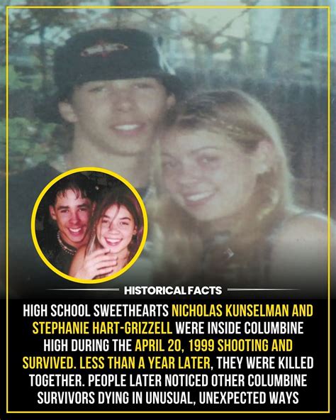 Historical Nicholas Kunselman And Stephanie Hart Grizzell Survived Columbine Only To Be