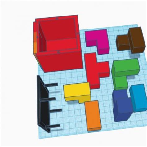 3d Printable Puzzle Cube With Tinkercad Case And Lid By Kushh Paul