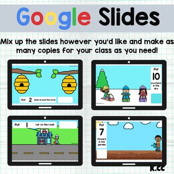 Counting To Ten Interactive Google Slides Counting K Cc By Messy Beautiful Fun