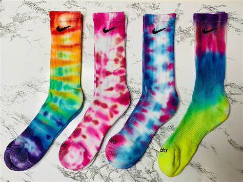 Original Tie Dye Nike Socks 1 Pair Hand Dyed To Order Etsy