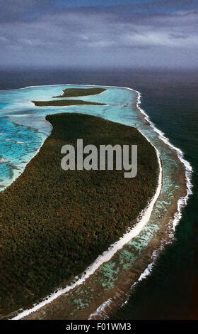 French Polynesia Aerial View Of Tetiaroa Atoll The Famous Actor