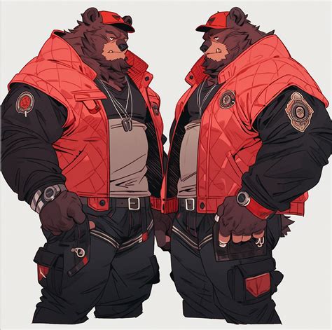 Ai Generated Art Anthropomorphic Bear By Higurashiyami On Deviantart