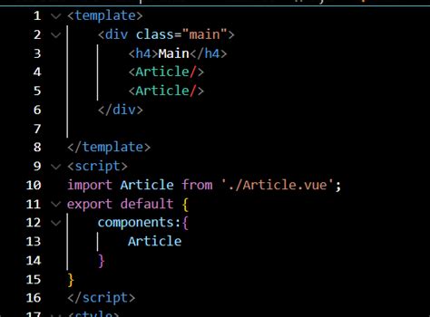 Vue的组件嵌套关系 羡仟 博客园