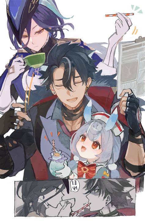 Clorinde Wriothesley And Sigewinne Genshin Impact Drawn By Tsukushi Azu Danbooru