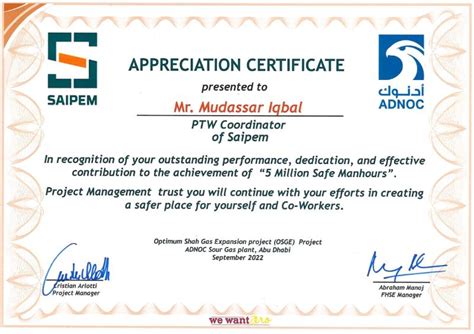 Mudassar Iqbal On Linkedin Saipem 49 Comments