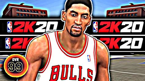 Scottie Pippen Face Creation Nba 2k20 Youtube
