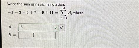 Solved Write The Sum Using Sigma